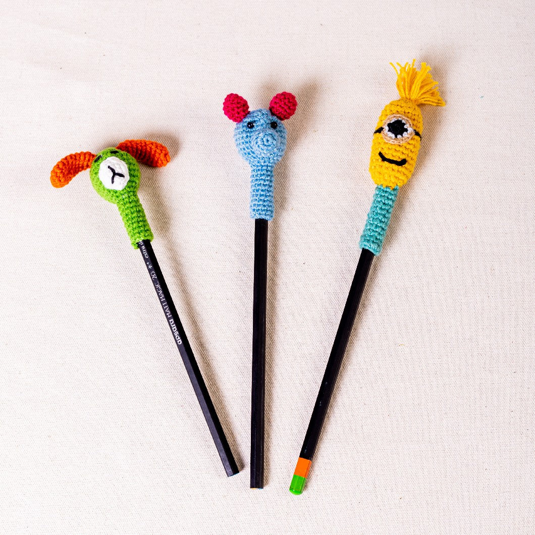 Handcrafted Pencil Tops