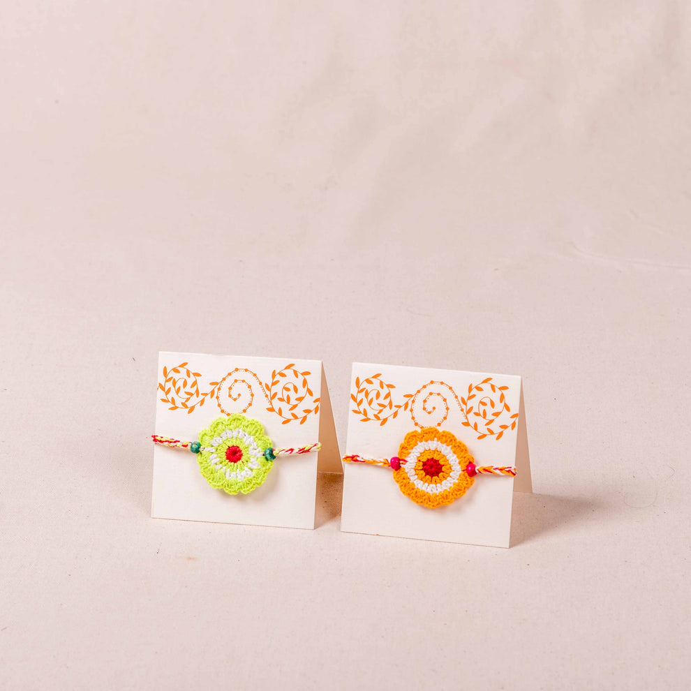 Handcrafted Flower Rakhi