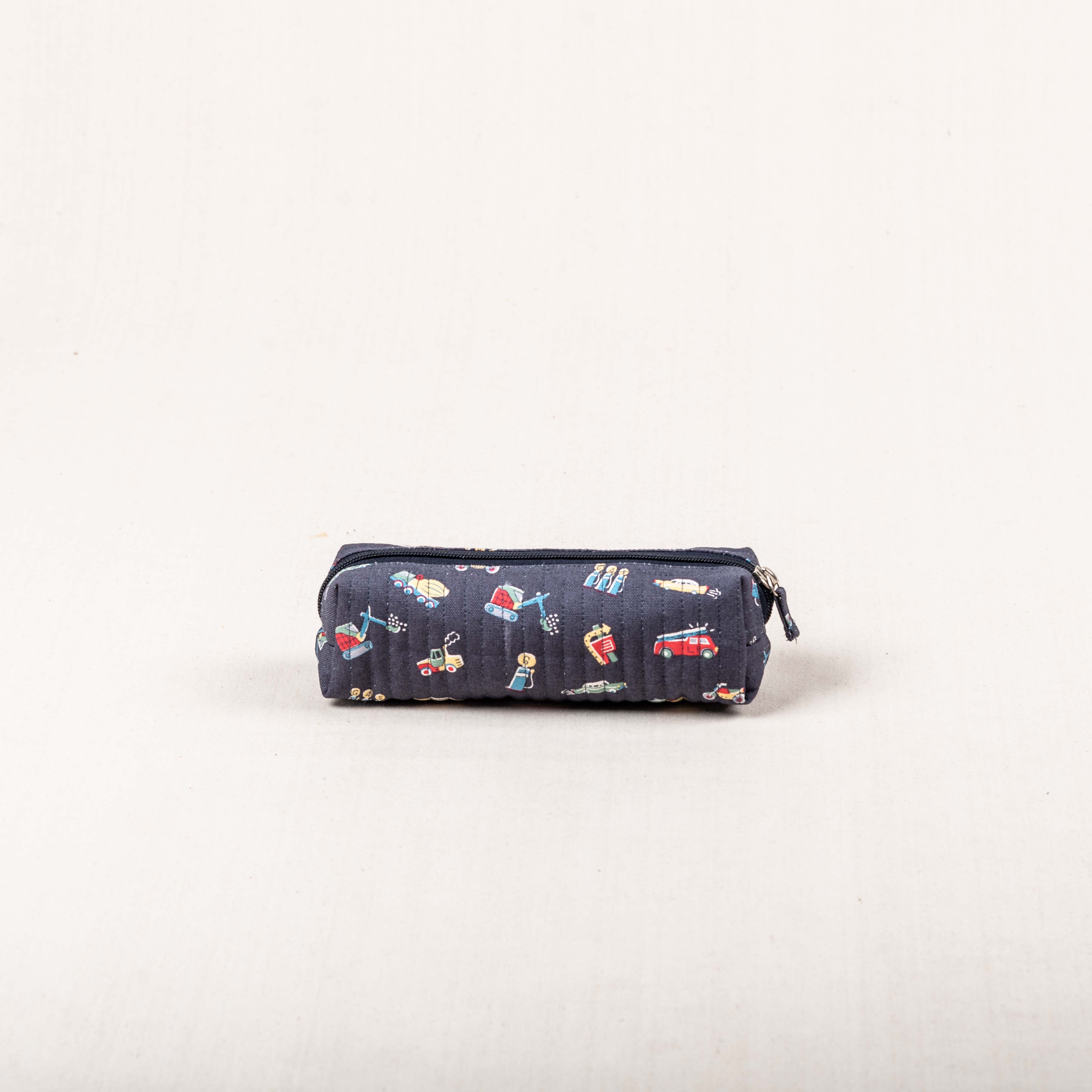 Lucky Pencil Pouch - Car Fabric
